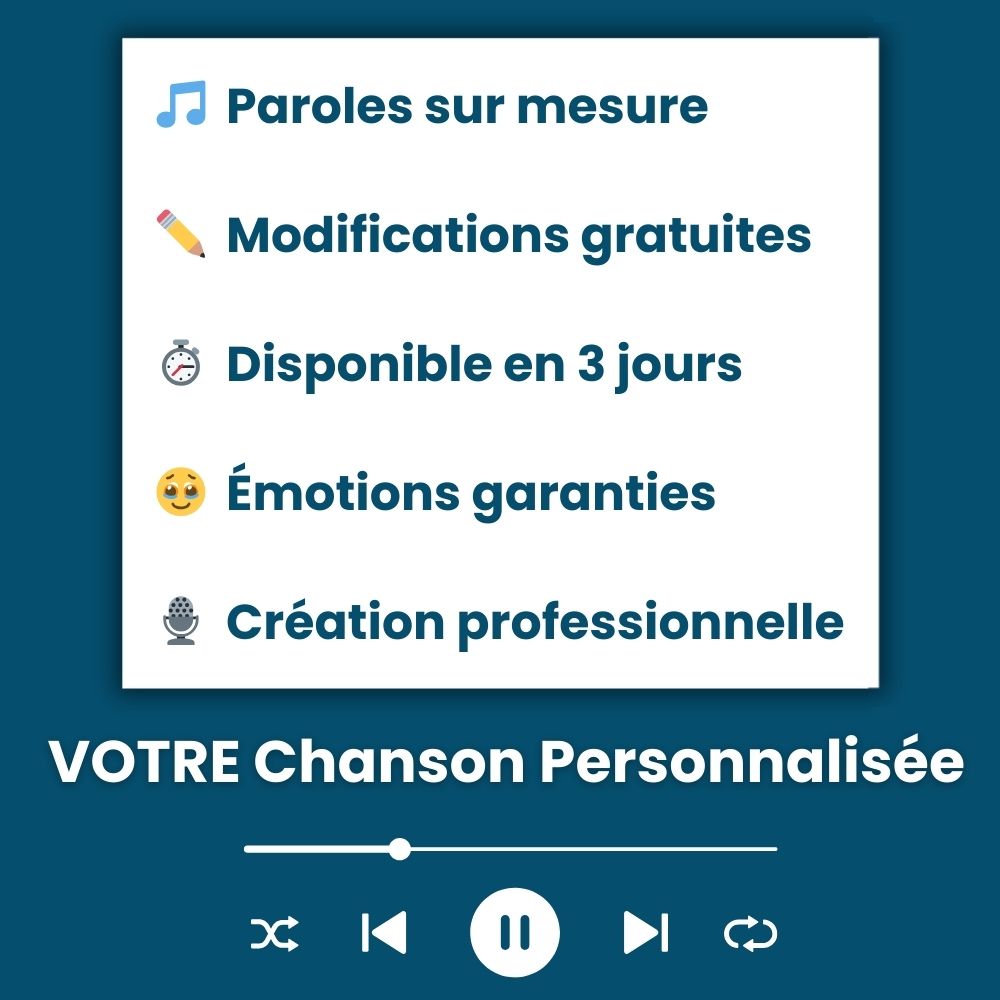 Chanson personnalisée - musique et paroles 100% personnalisées – ilomee